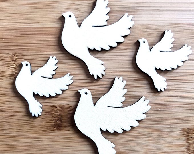 Dove Die Cut Cardstock Craft Supplies Pigeon Craft Projects Peace Dove ...
