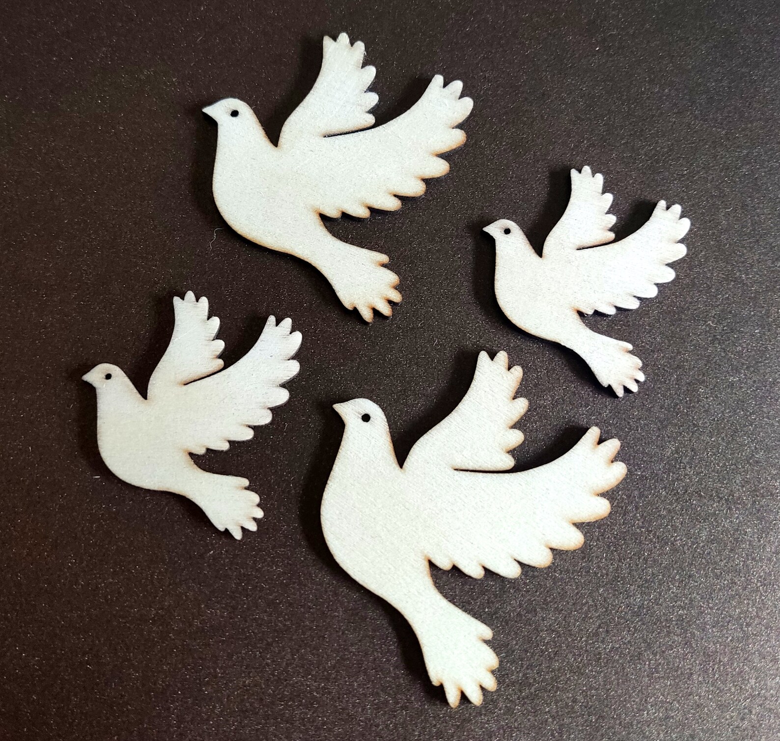 Dove Wooden Shape Dove Cutout Decoupage Unfinished Wooden Doves Laser ...