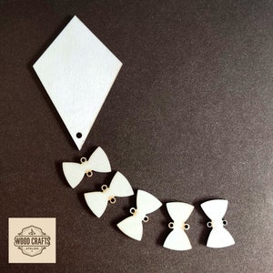 Wooden Kite Shape Kite Die Cut Wooden Kite Craft Projects Wooden Kite ...