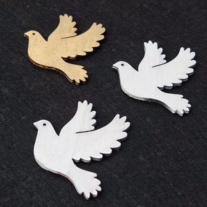 White Wooden Dove Cutout: Laser Cut Craft Shapes - Etsy