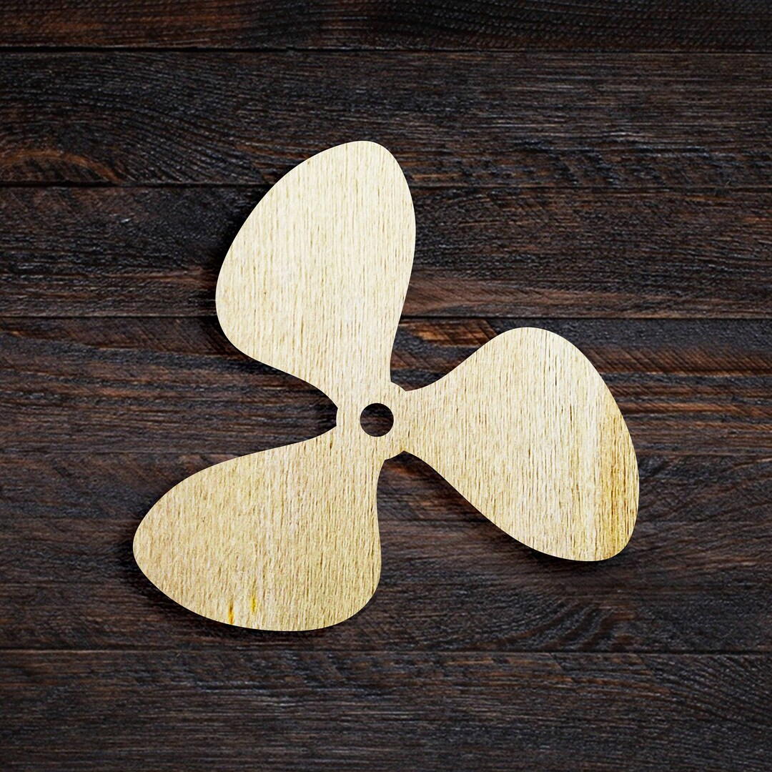 Propeller Wooden Shape Die Cut Wooden Ship Propeller Boat Craft ...