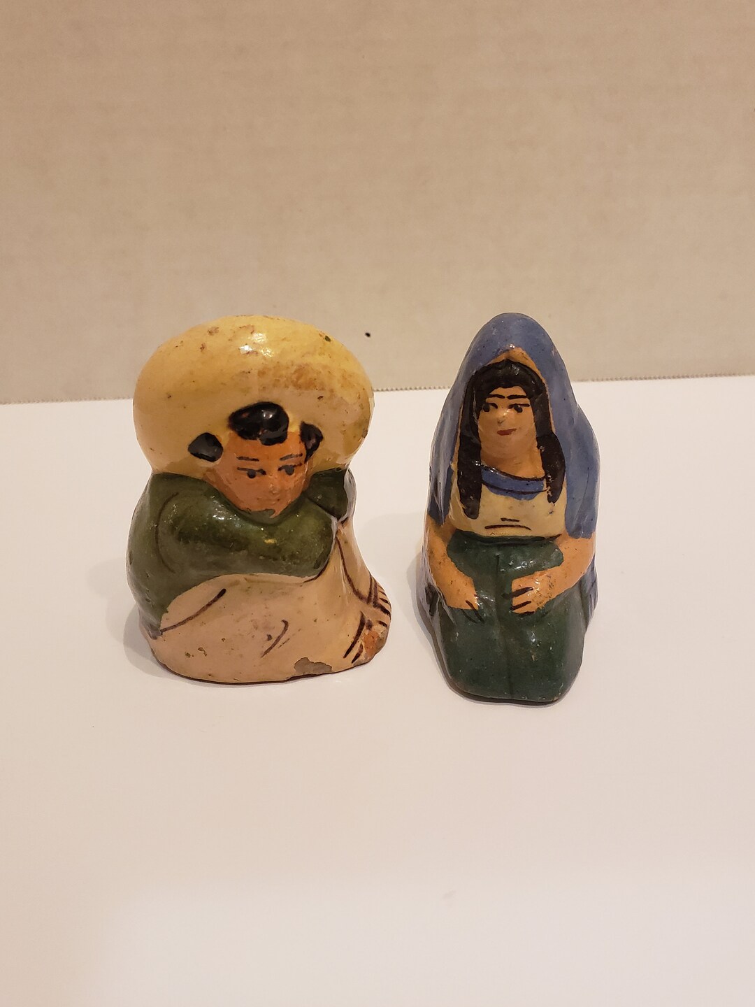 Man and Woman Sitting, Hispanic, Vintage Salt and Pepper Shakers, Retro ...