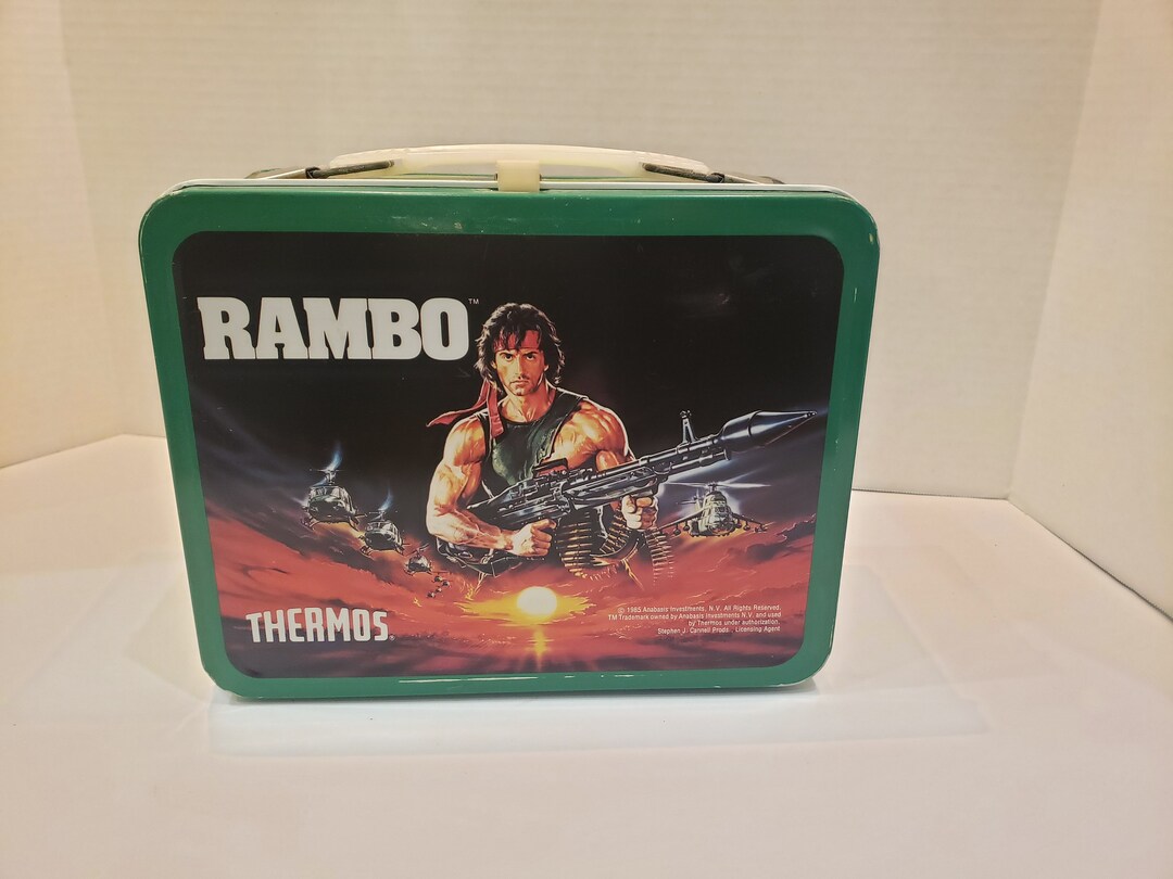 Vintage Lunchbox, Rambo, 1985, Anabasis by Thermos, Collectable - Etsy
