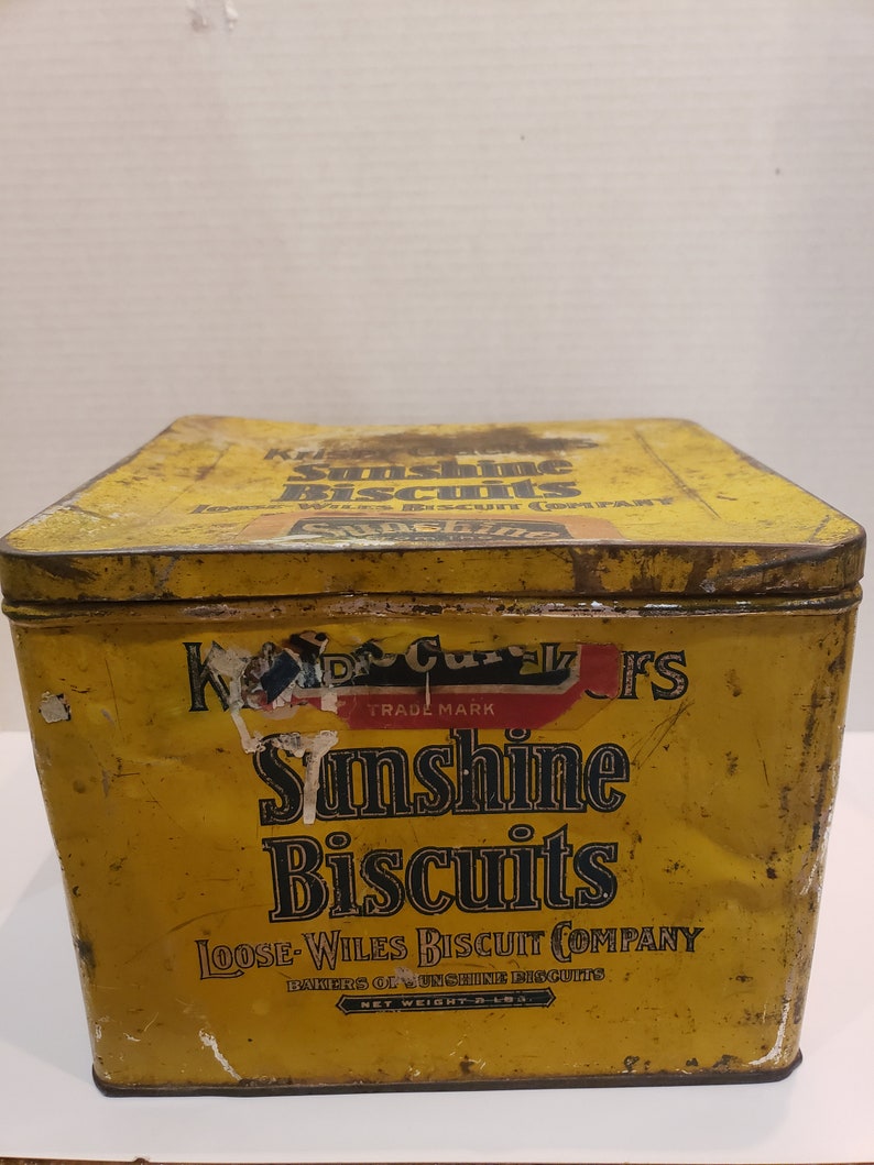Krispy Crackers Sunshine Biscuits Loose-wiles Biscuit Company Bakers of ...
