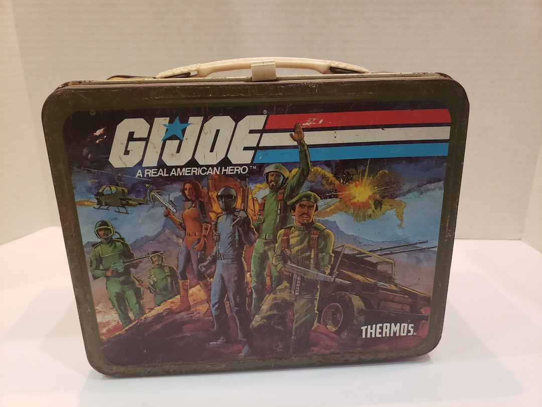 Vintage Lunchbox, GI Joe, A Real American Hero, 1982 Hasbro Industires ...