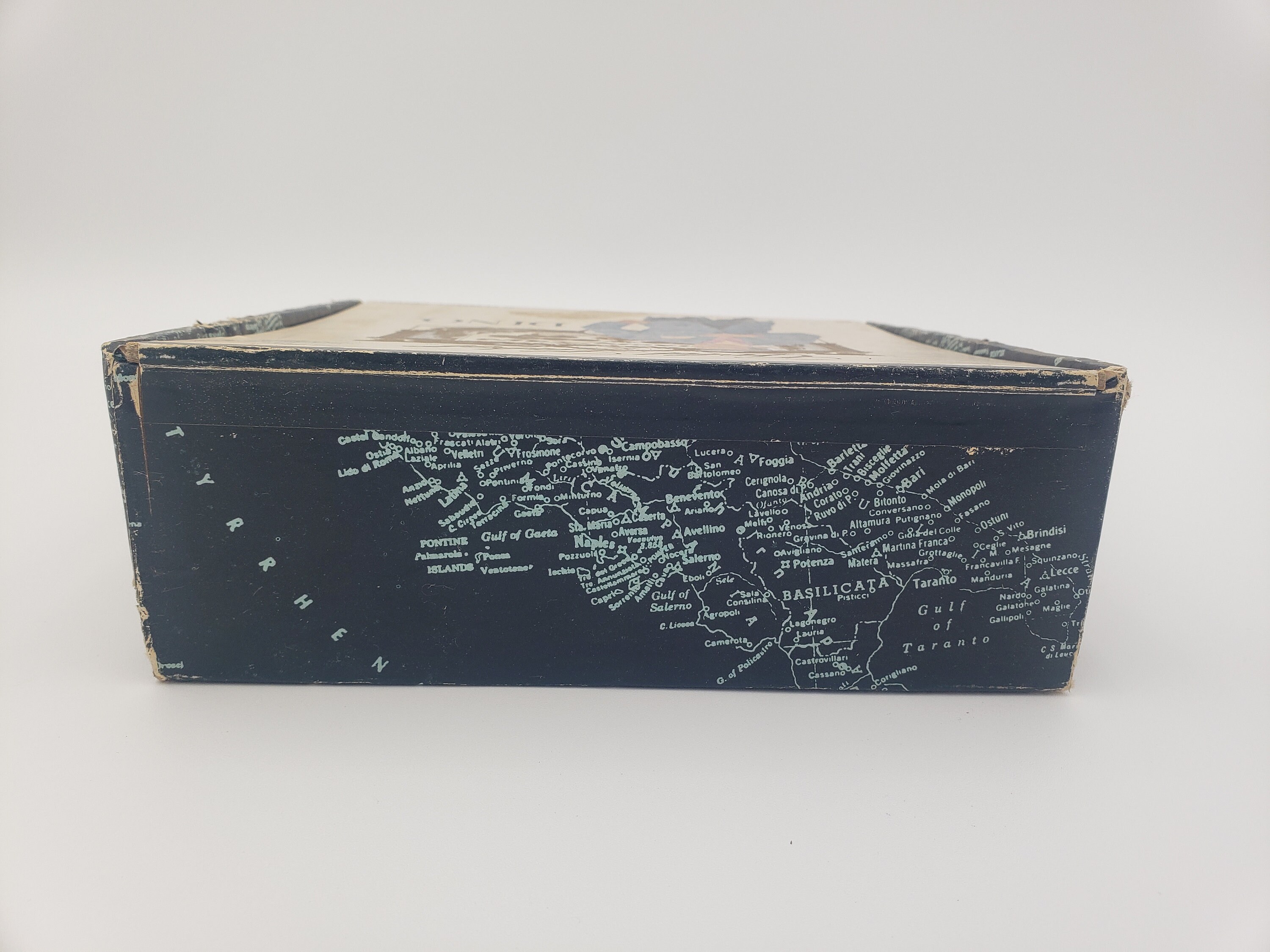 Vintage Gold Label Sloped Cigar Box, Gold Label, Ignacio Haya, Dino ...