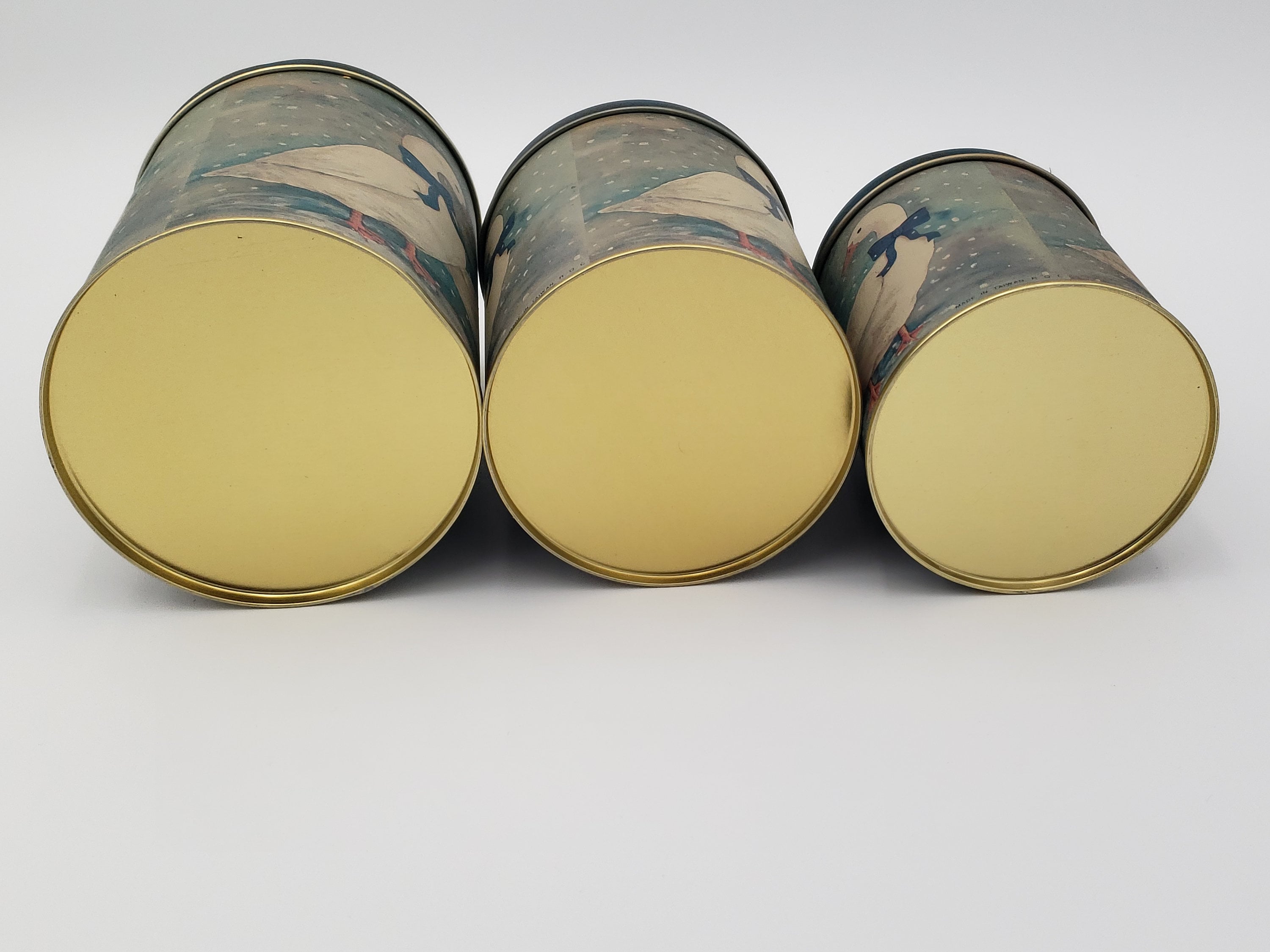 Vintage Collectible Tins, Ducks Nesting Tins, Set of 3, Made in Taiwan ...