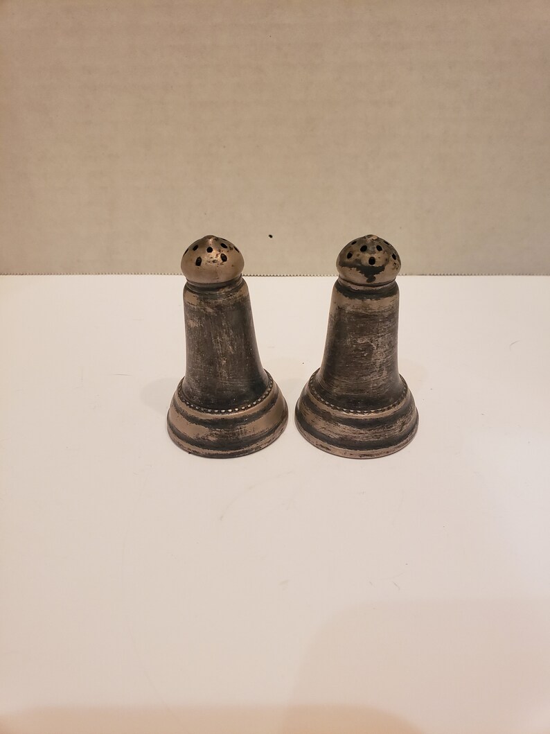 Vintage Sterling Silver Salt and Pepper Shakers, Retro Collectibles - Etsy
