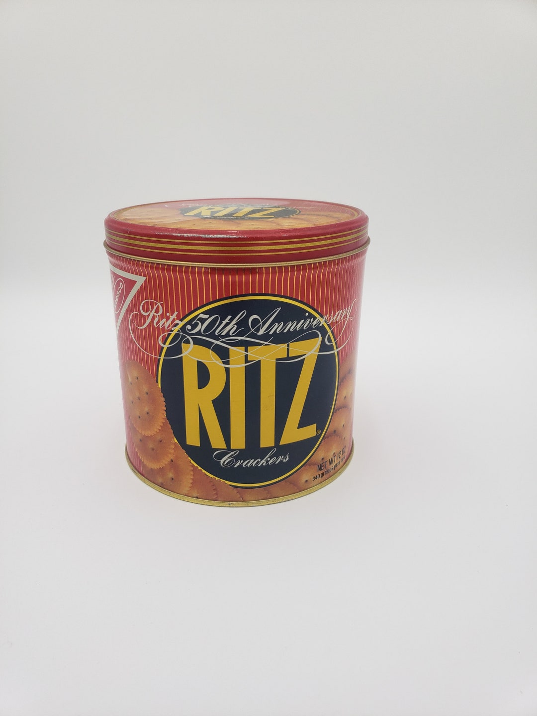 Vintage Collectible Tin, Ritz Crackers, 50th Anniversary, 1984, Nabisco ...