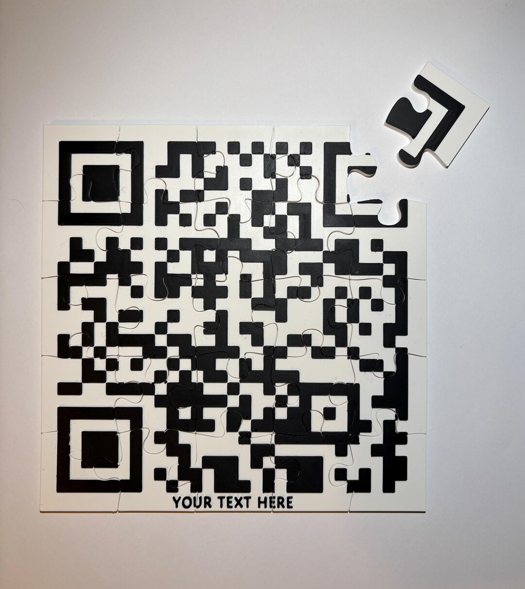 Custom QR Code 3D Printed Puzzle - Perfect Gift Idea - Etsy UK