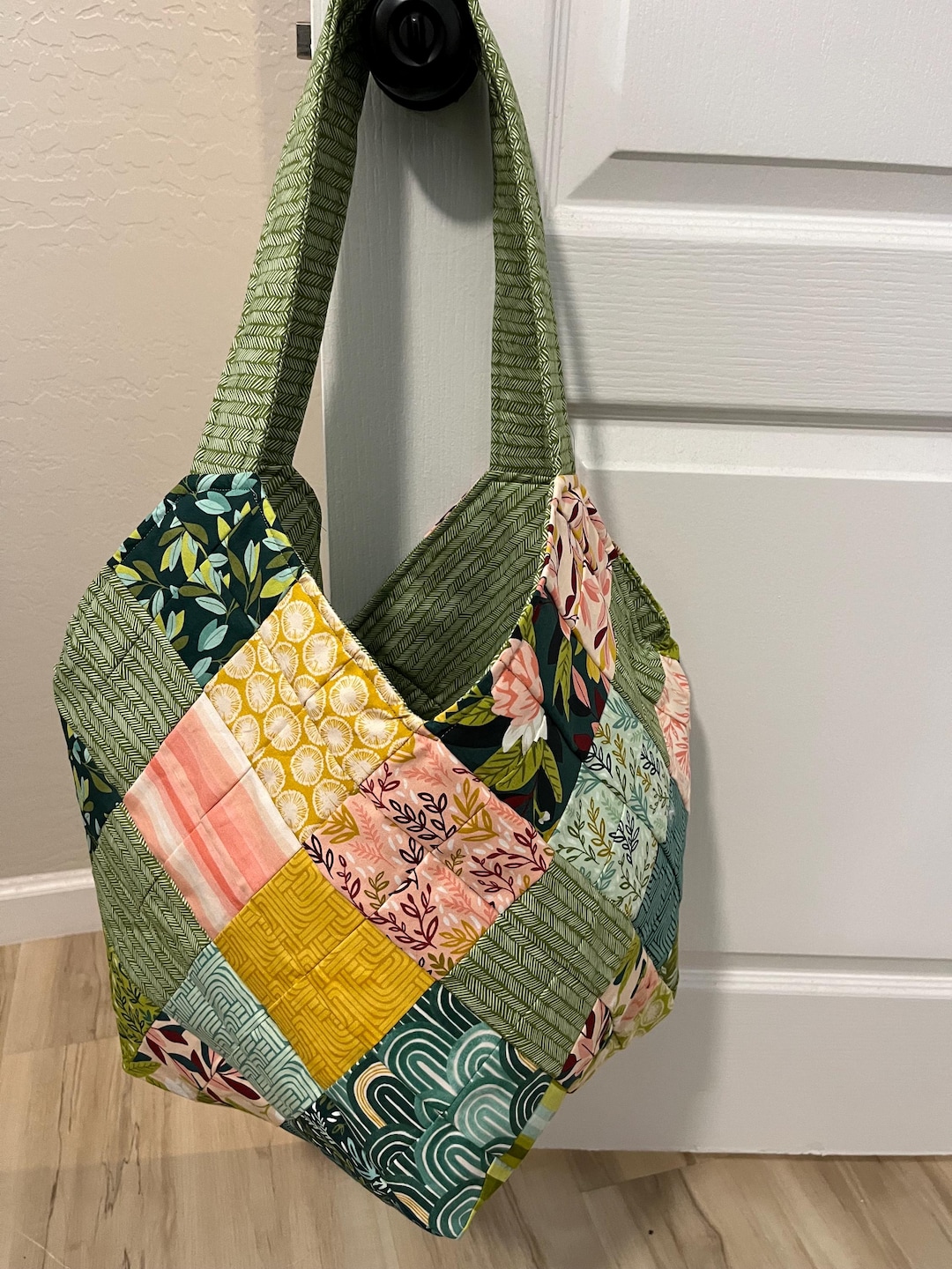 Mondo Large Bag Quilted New. Willow Pattern - Etsy