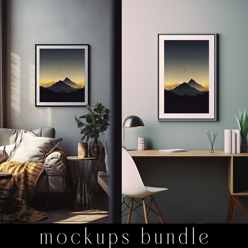 Mockups PSD & PNG Bundle 9:16 Collection Mockups Set Multiple - Etsy