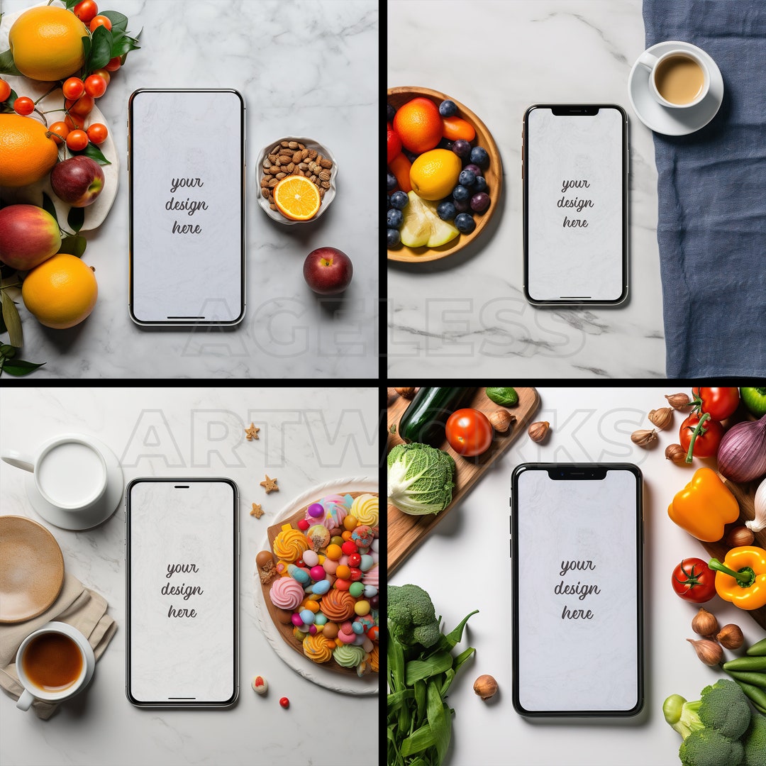 PNG & PSD Collection Bundle Phone Mockups Smartphone Mockups 9:16 ...