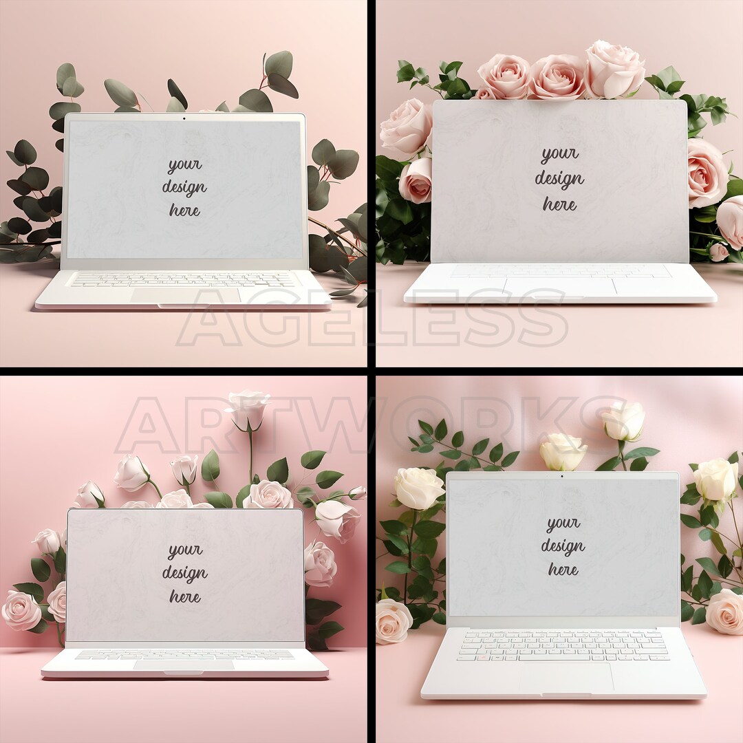 PNG & PSD Collection Bundle Laptop Mockups Computer Mockups 16:9 ...