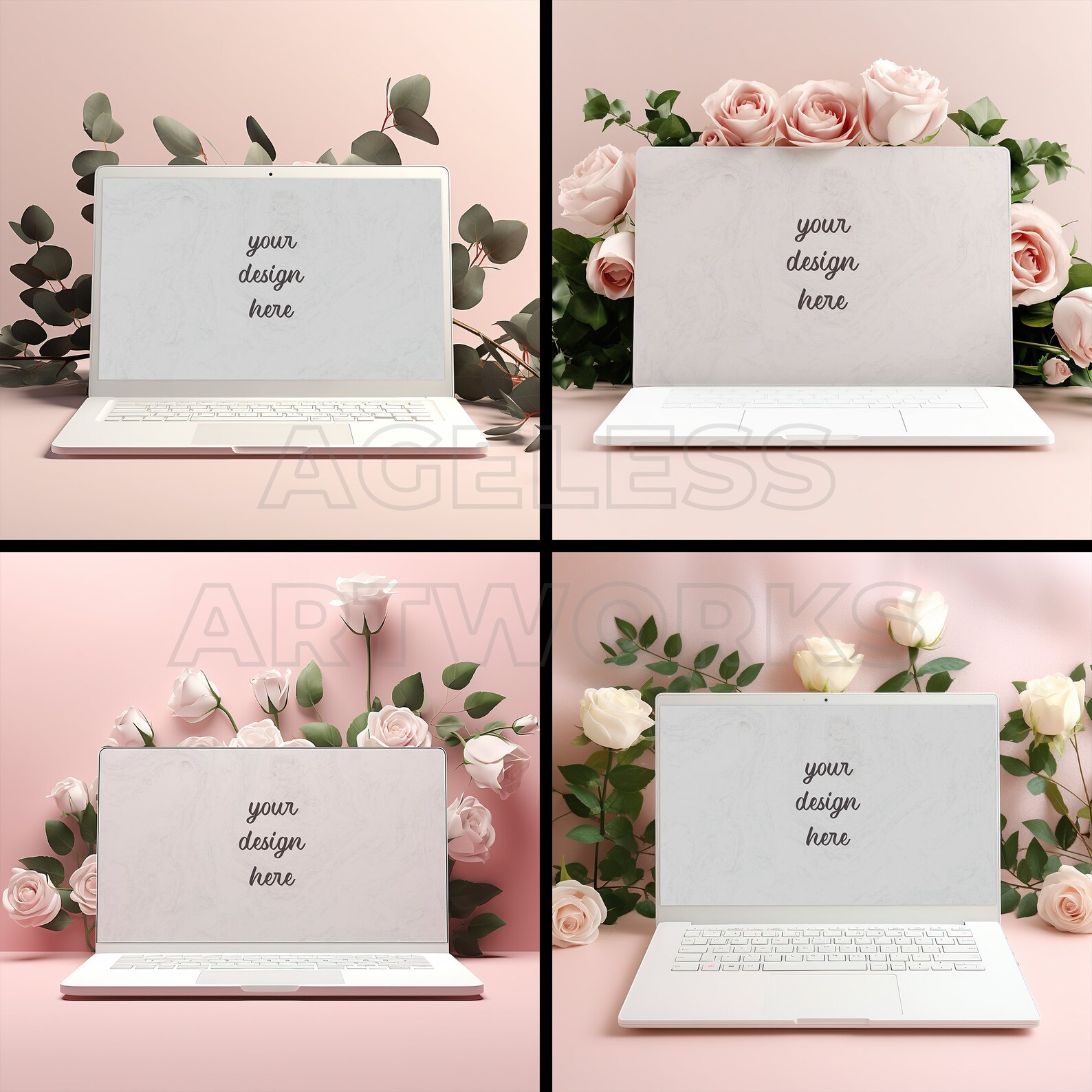 PNG & PSD Collection Bundle Laptop Mockups Computer Mockups 16:9 ...