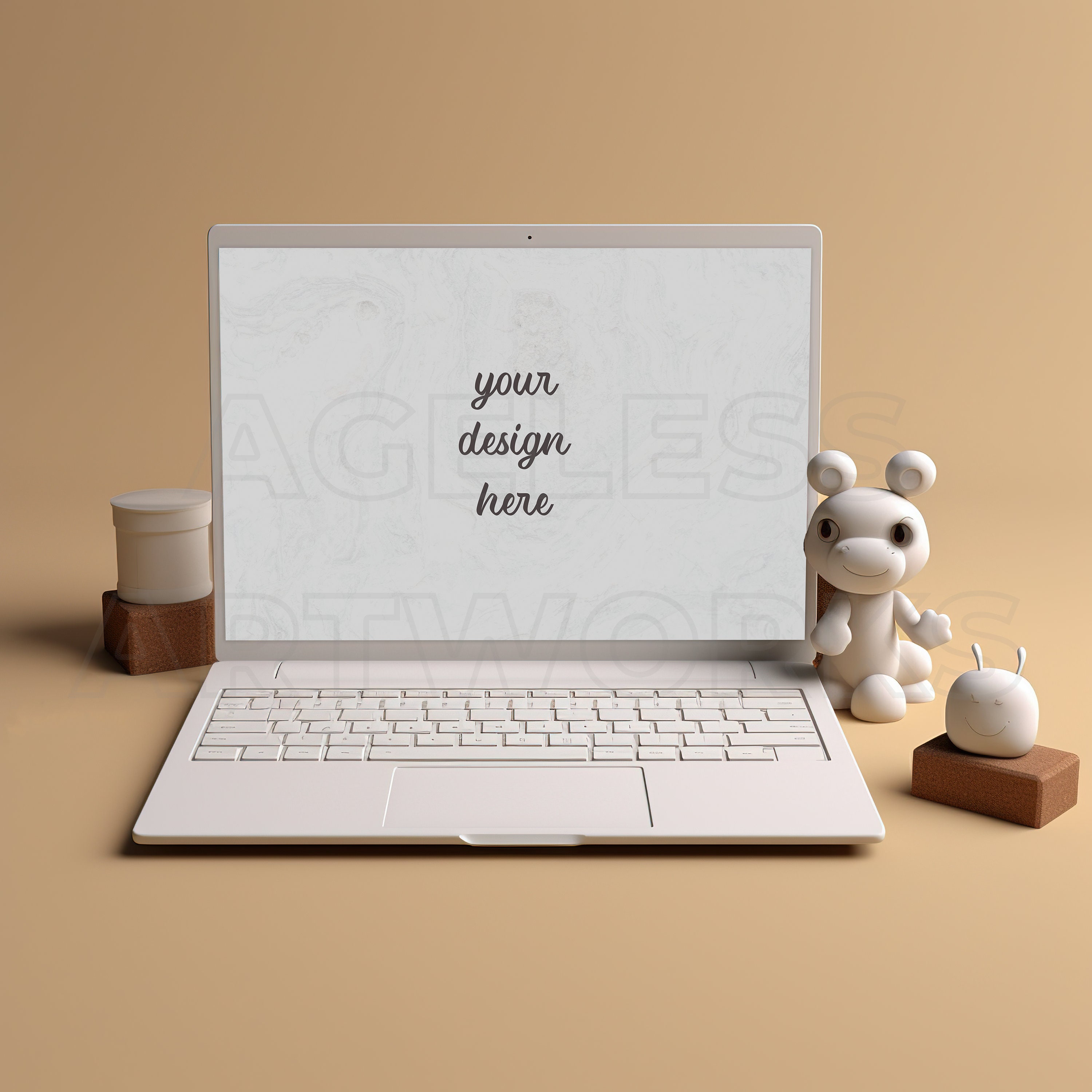 PNG & PSD Collection Bundle Laptop Mockups Computer Mockups 16:9 Teddy ...