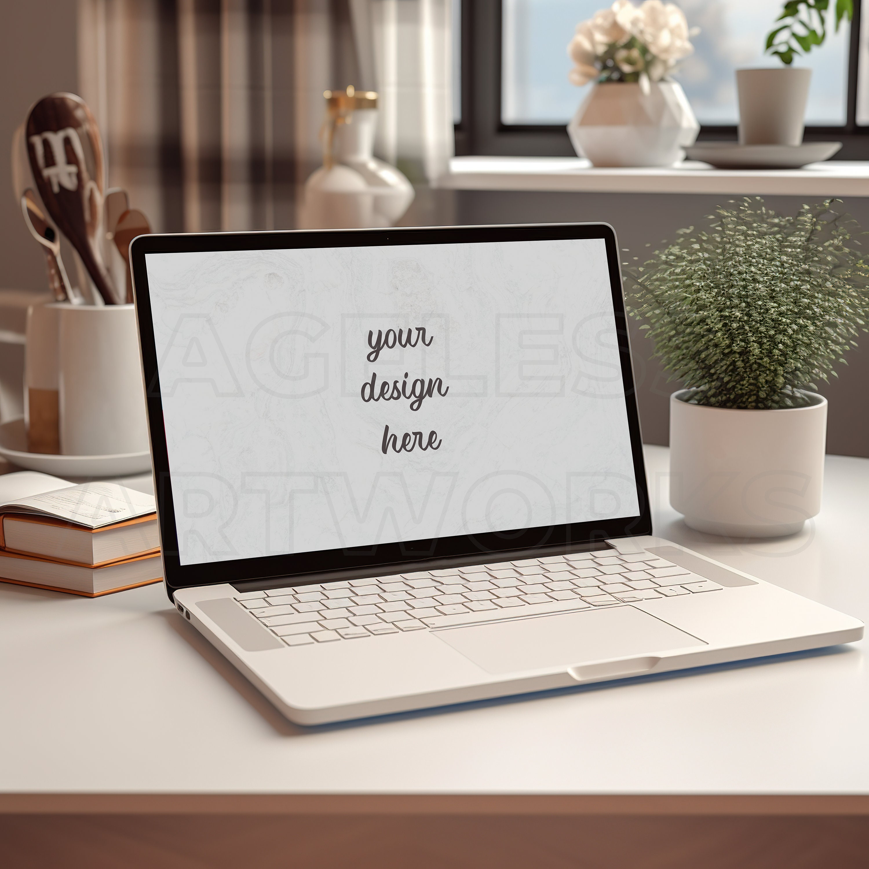 PNG & PSD Collection Bundle Laptop Mockups Computer Mockups 16:9 Office ...