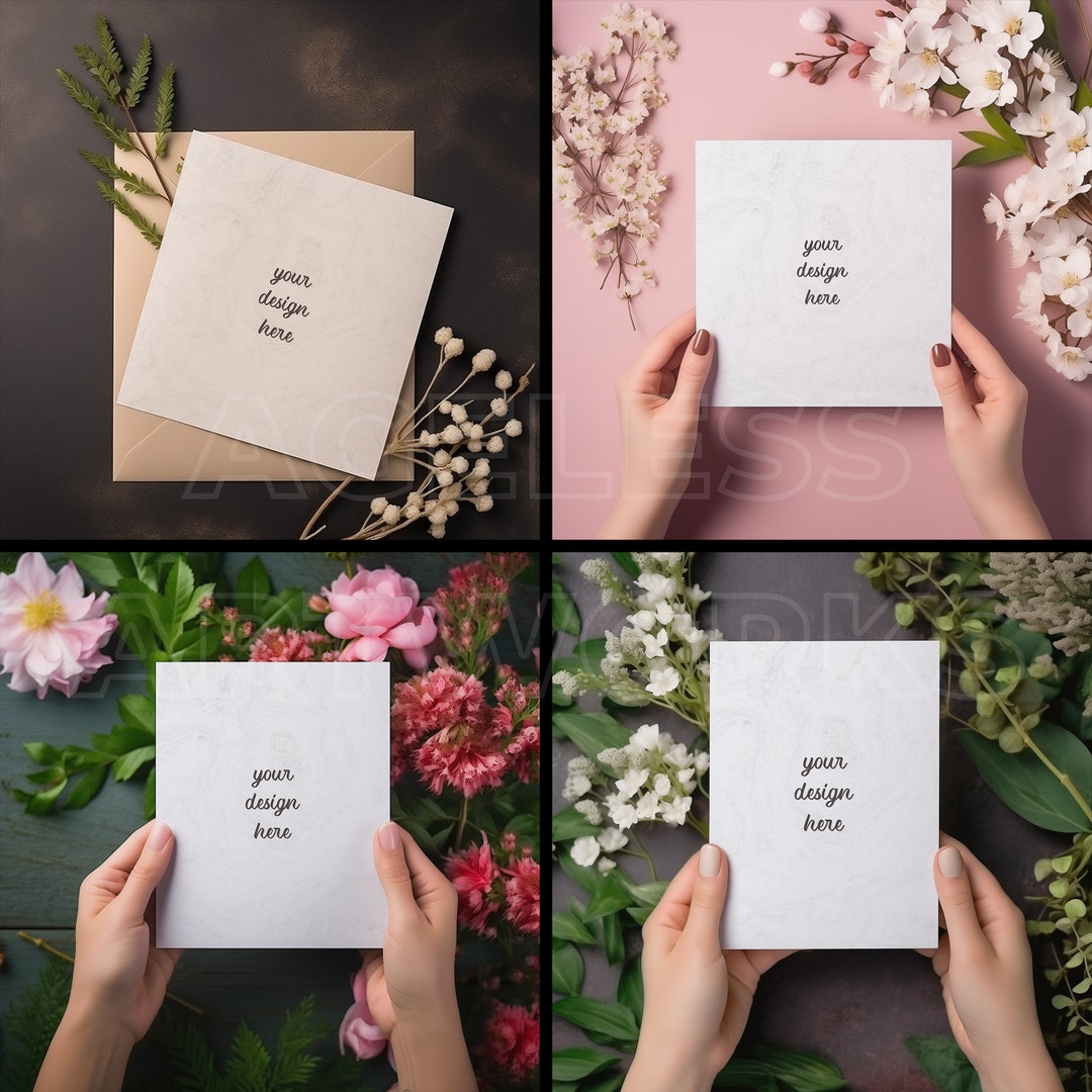 PNG & PSD Collection Bundle Invitation Card Mockups Event Cards 9:16 ...