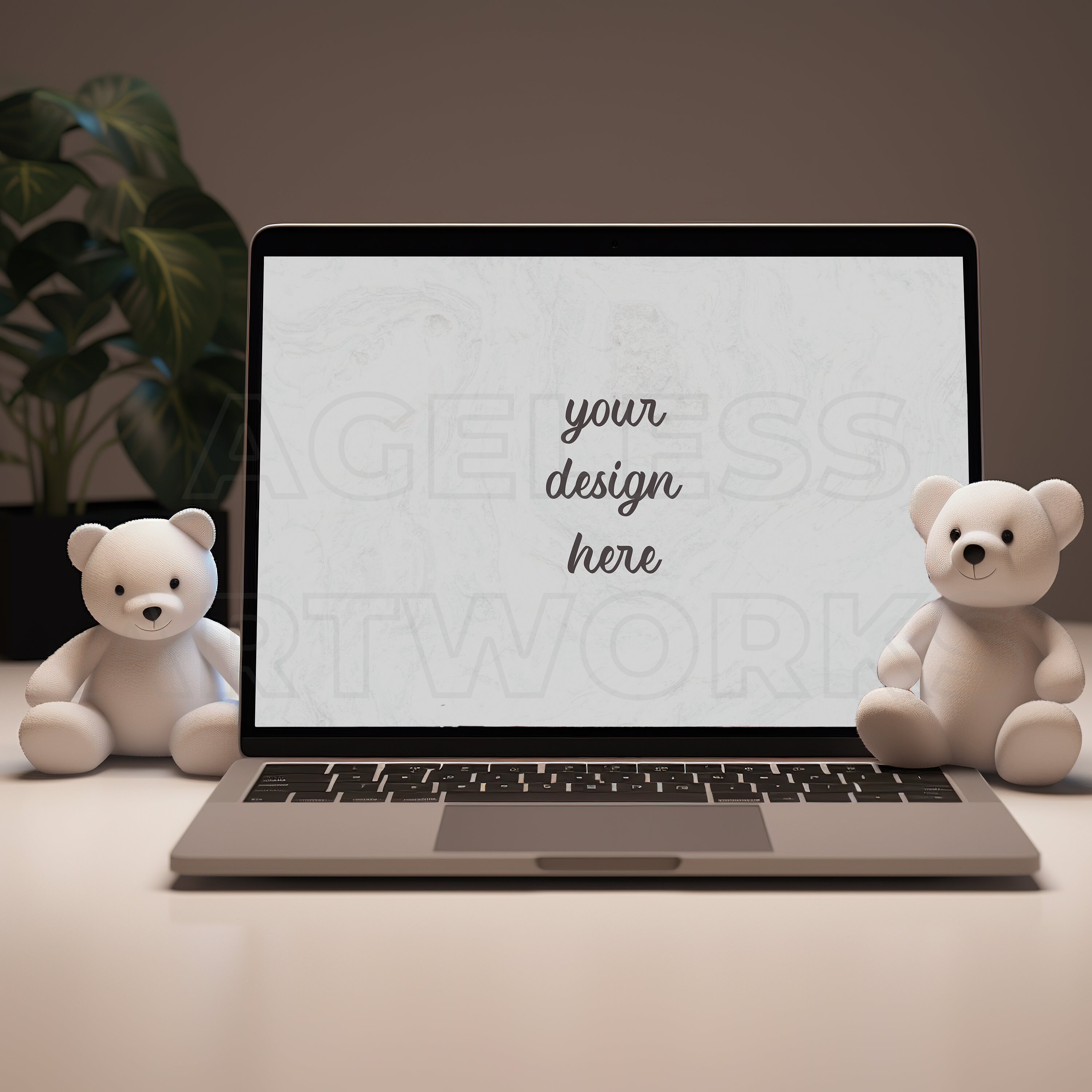 PNG & PSD Collection Bundle Laptop Mockups Computer Mockups 16:9 Teddy ...