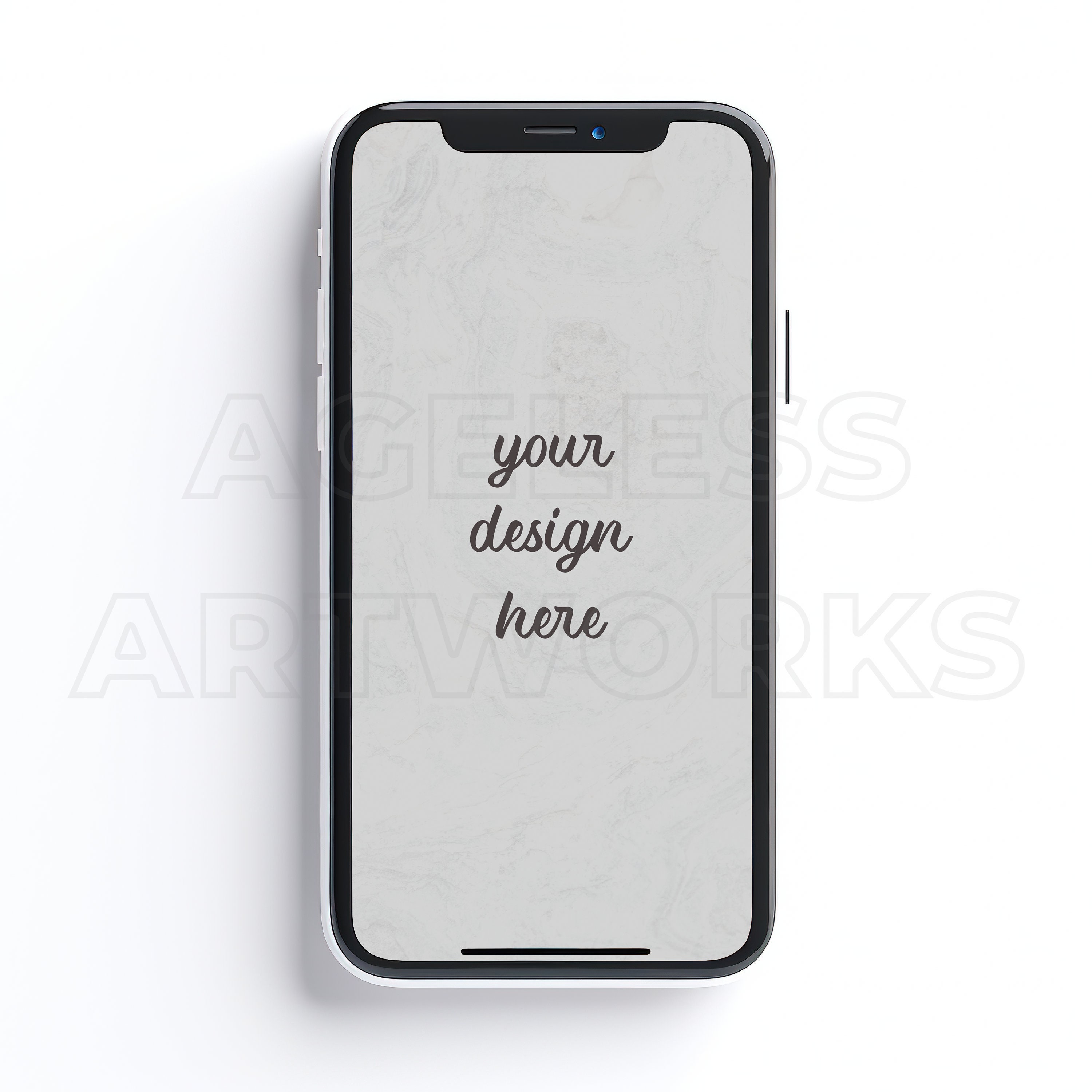Phone Mockup Bundle: Office Workspace Device Template (PNG & PSD ...