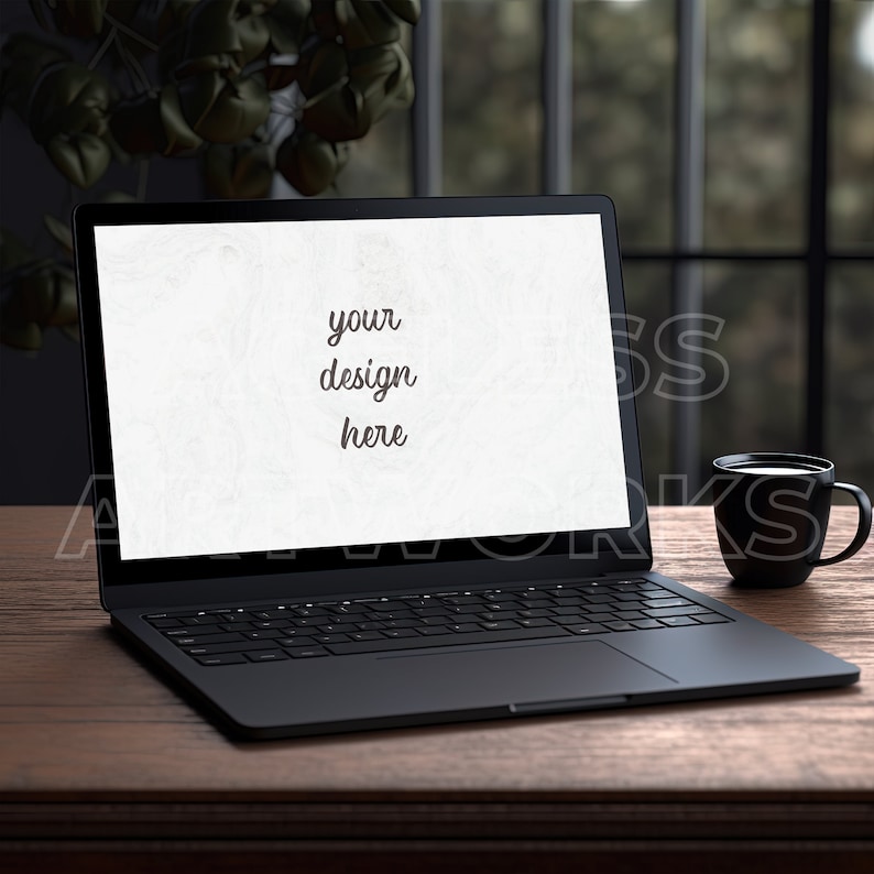 PNG & PSD Collection Bundle Laptop Mockups Computer Mockups Desk Office ...