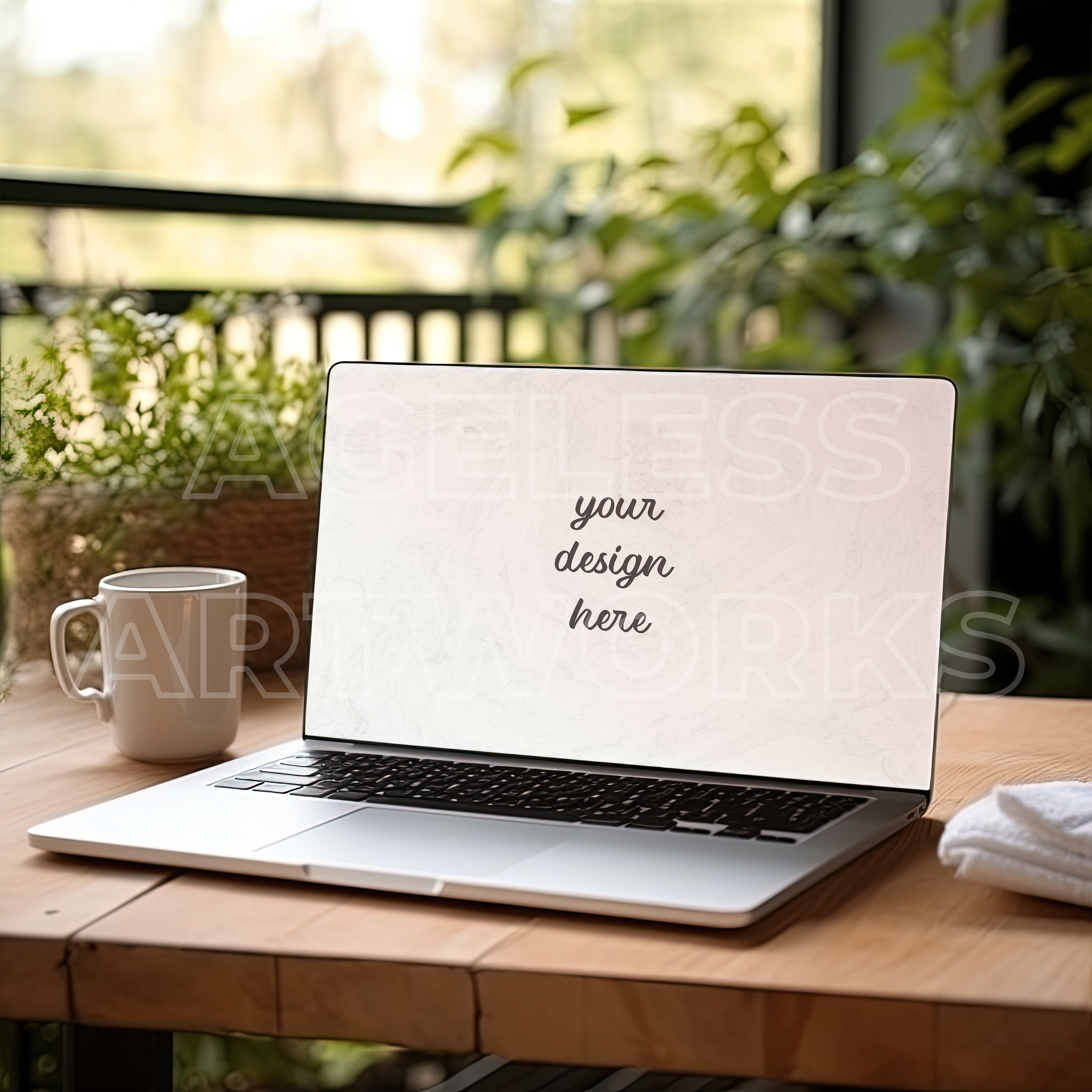 PNG & PSD Collection Bundle Laptop Mockups Computer Mockups Desk Office ...