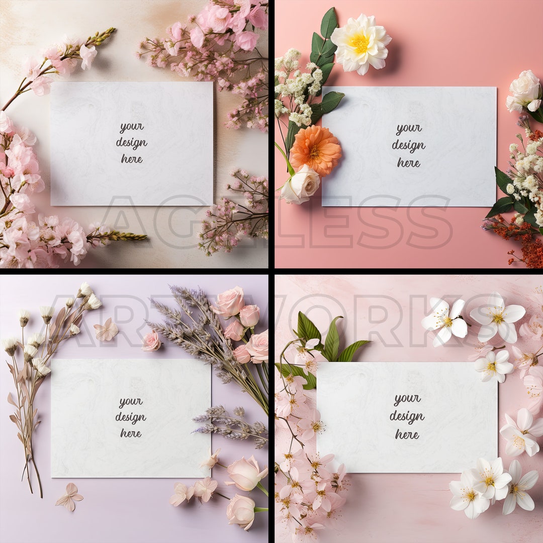 PNG & PSD Collection Bundle Invitation Card Mockups Event Cards 16:9 ...