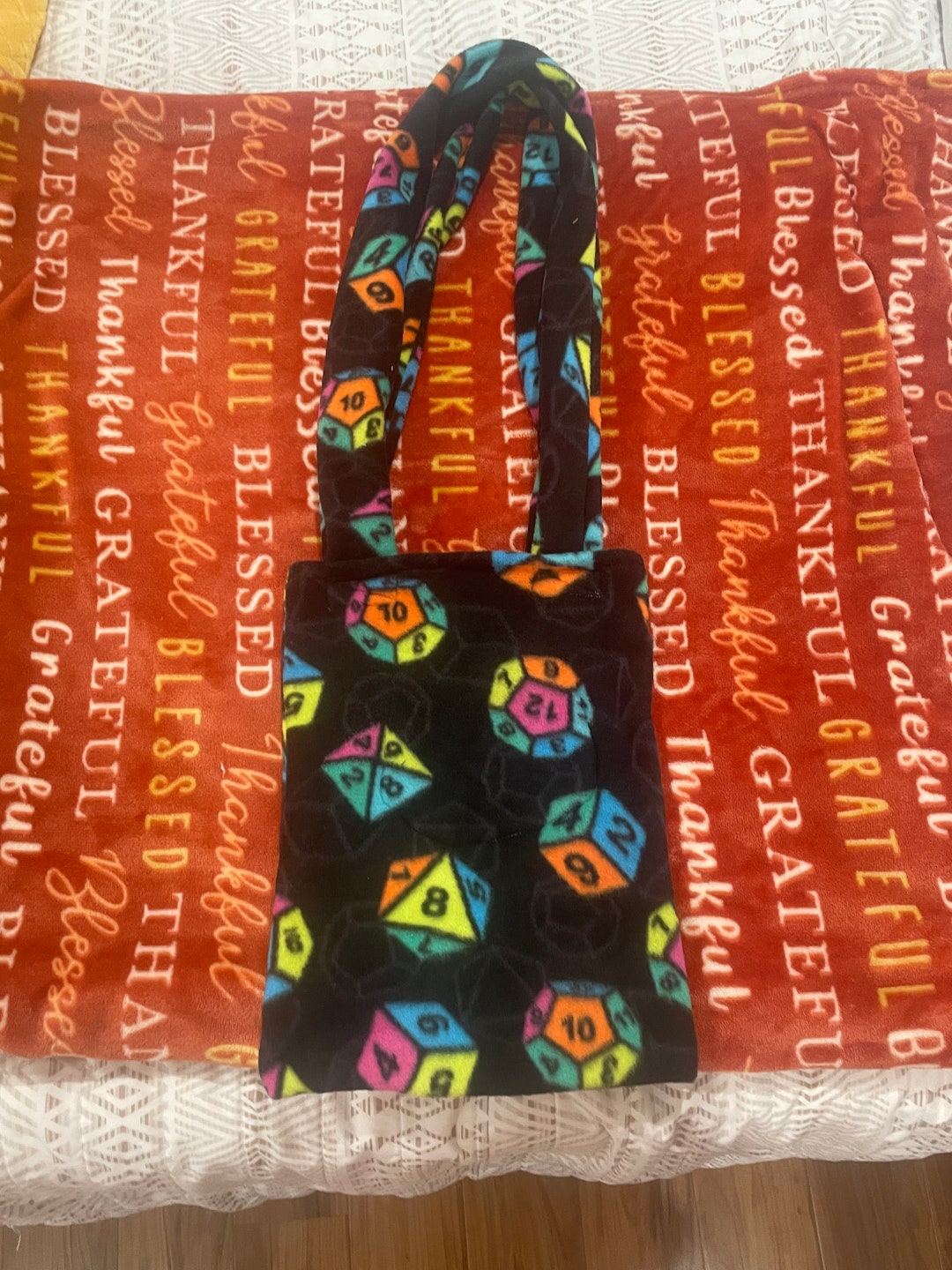 Dungeons Dice Pattern Tote Bag - Etsy