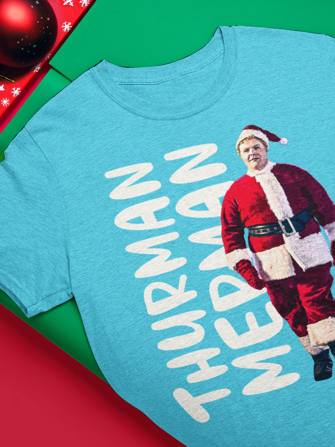 Thurman Merman Tshirt Bad Santa Holiday Kid Tshirt Bad - Etsy
