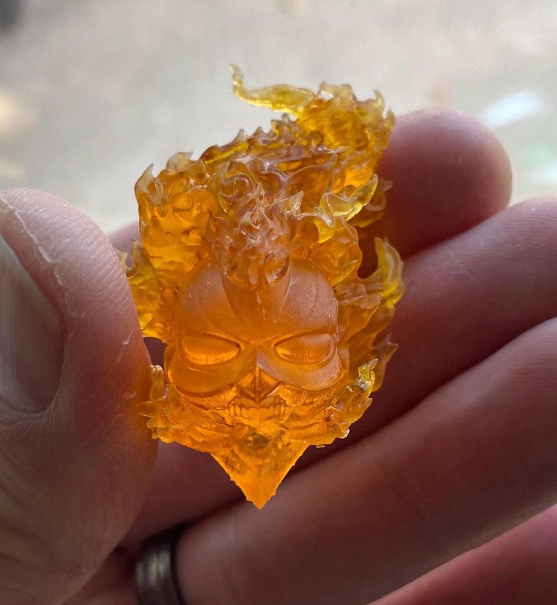 Robby Reyes Ghost Ryder Version 1 Custom Action Figure Head Sculpt - Etsy