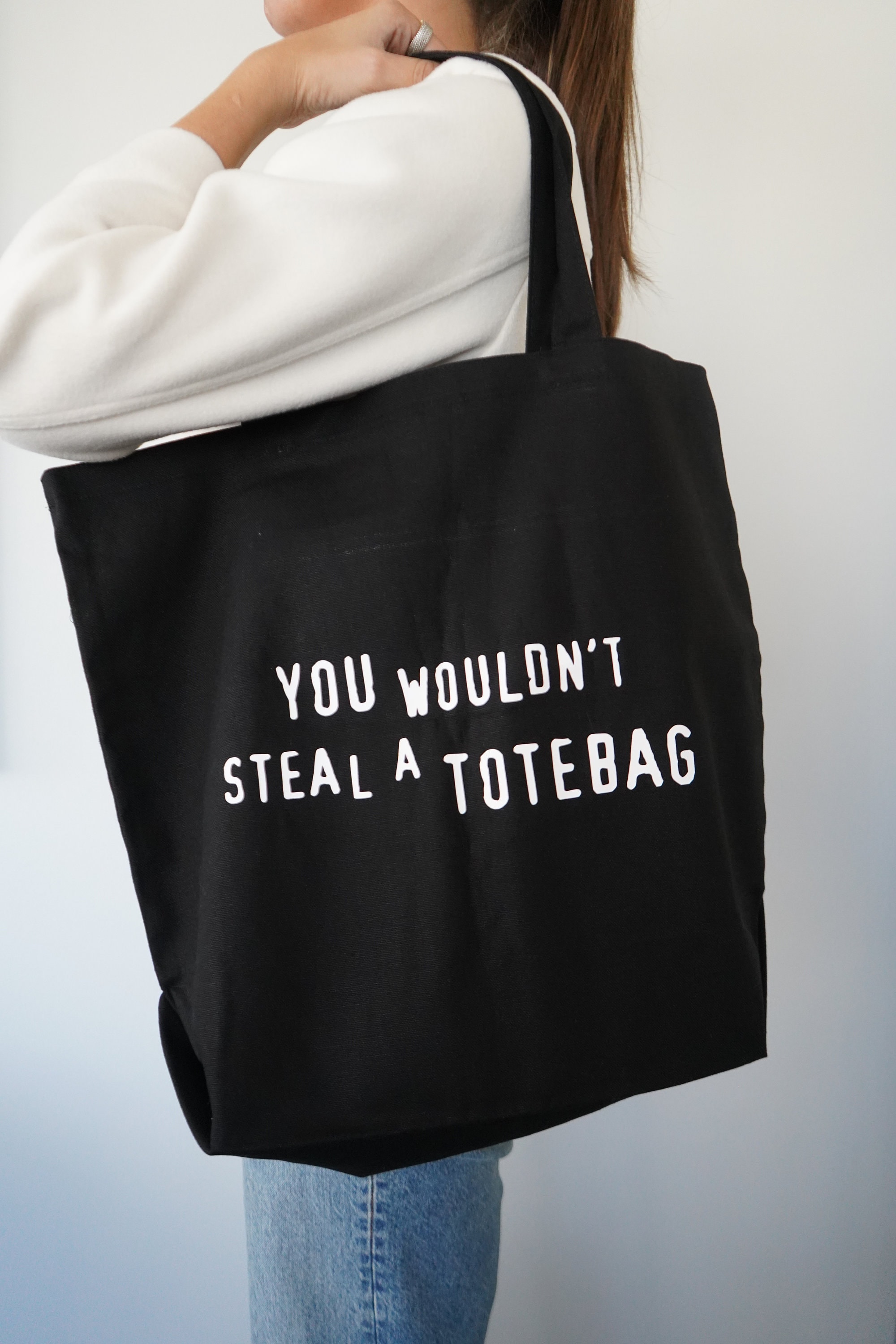You Wouldn't Steal a Totebag Meme Canvas Tote Bag - Etsy