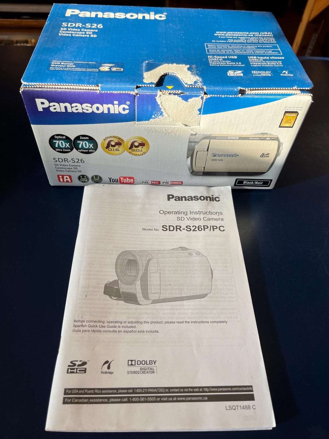 Panasonic SDR-S26 SD Video Camera - Etsy