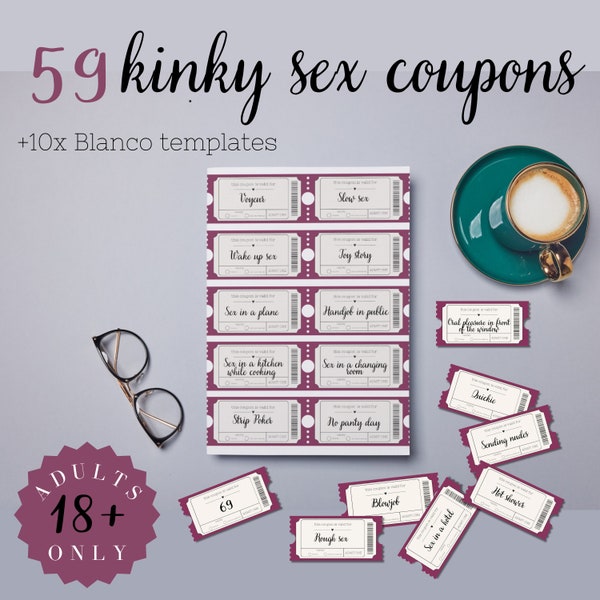 Kinky Sex Coupons Etsy