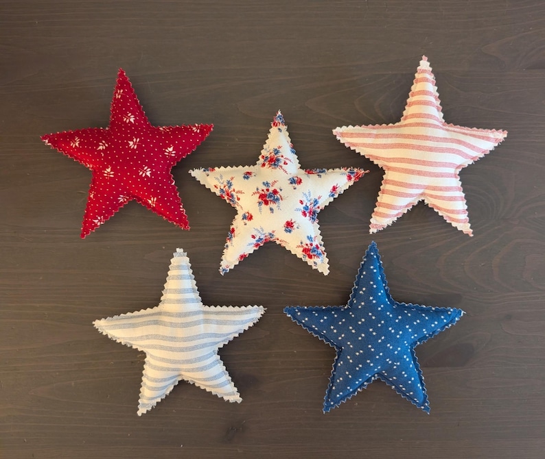 Star Bowl Fillers: Americana Tiered Tray Decor, Set of 5 - Etsy