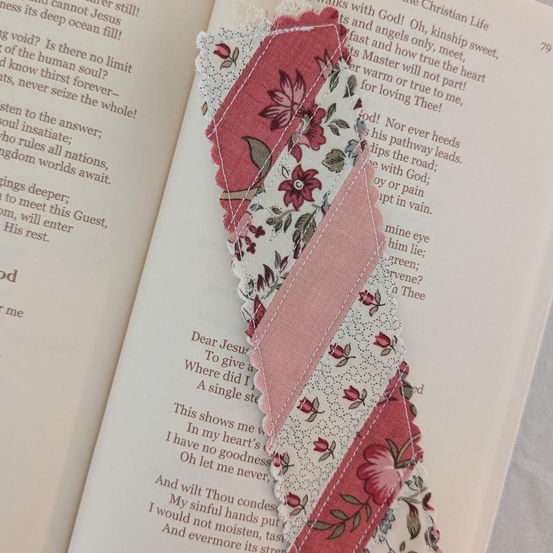 Fabric Bookmark - Etsy