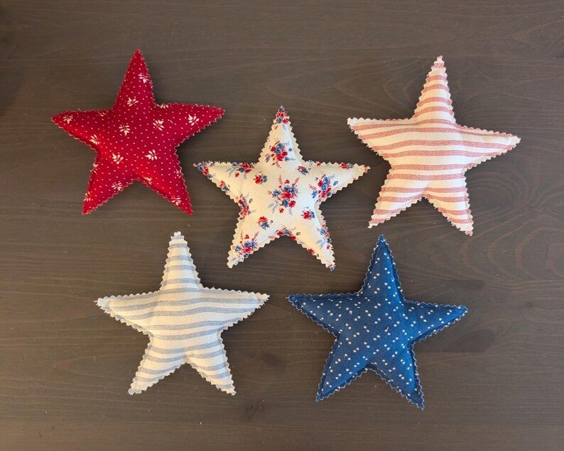Star Bowl Fillers: Americana Tiered Tray Decor, Set of 5 - Etsy