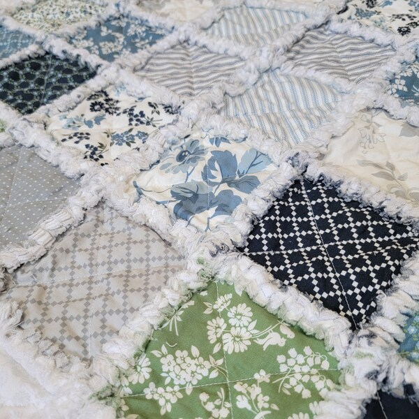 Rag Quilt - Etsy