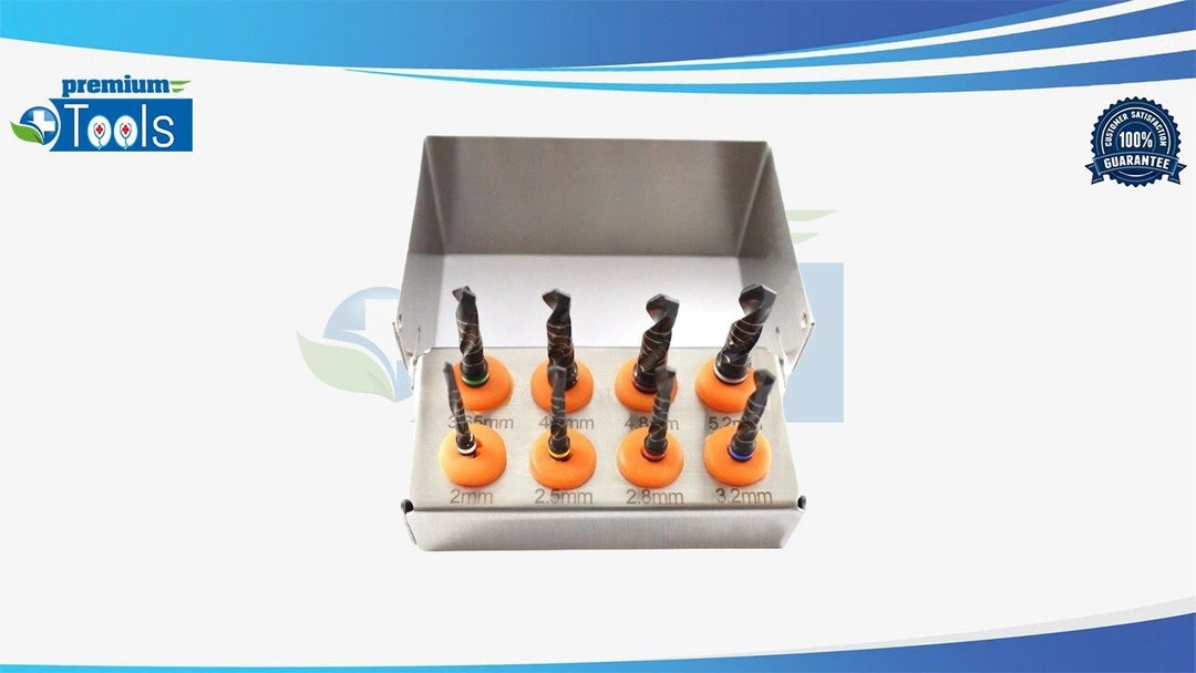 Dental Implant Drills Kit Surgical Tools Various Sizes Brand New CE - Etsy
