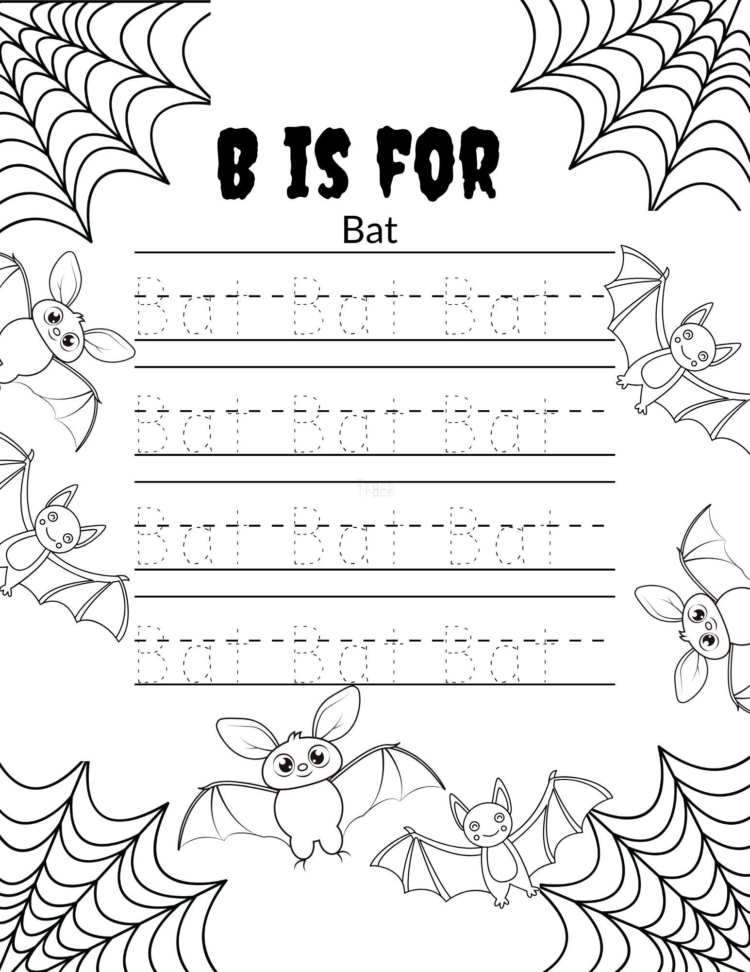 Halloween Alphabet Worksheets - Etsy