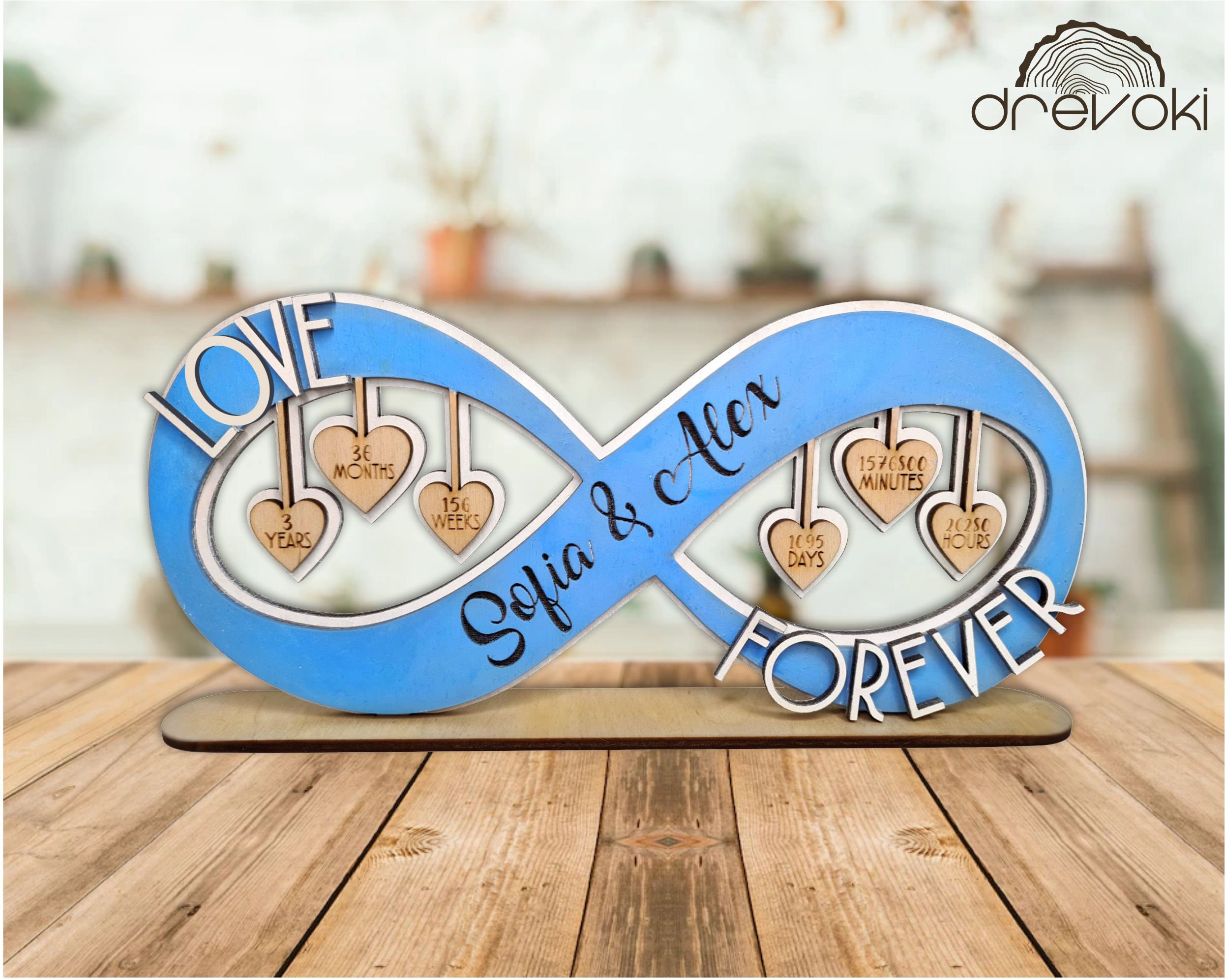 Infinity Love Valentinis Day Svg, Laser Cut File, Personalized Gift on ...