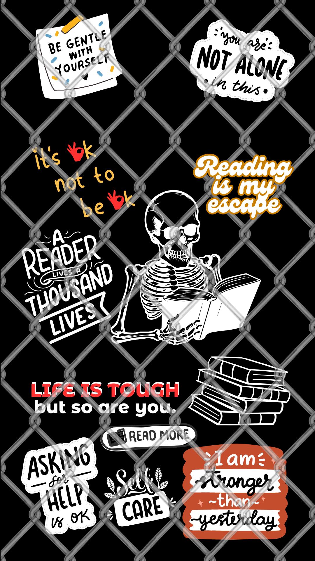 Mental Health & Reading - Boox Palma Screensaver/lock Screen - Etsy