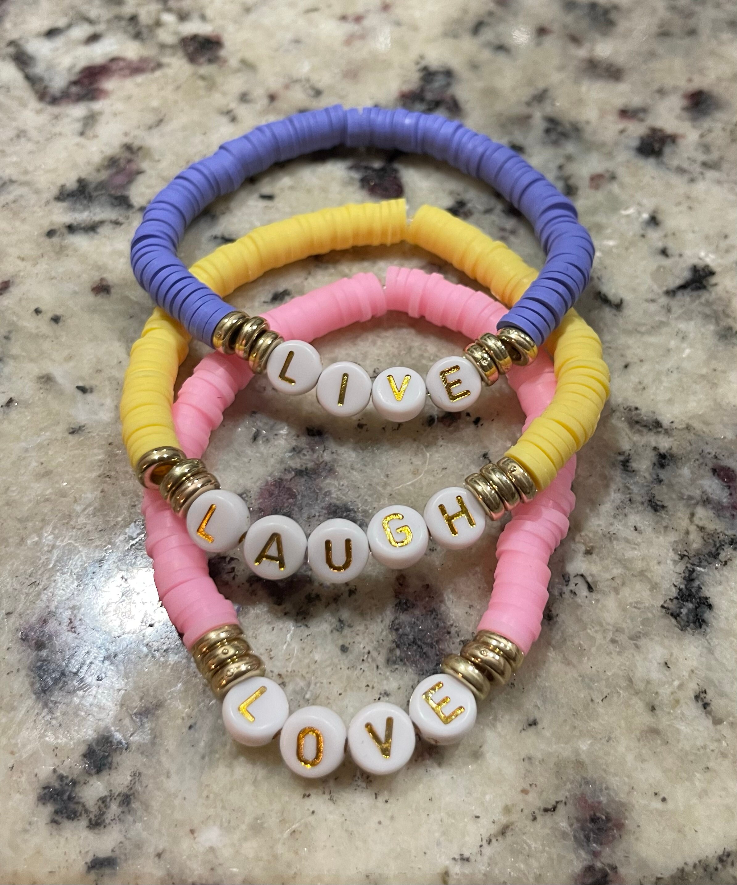 Live Laugh Love Bracelet - Etsy Live Laugh Love Bracelet - Etsy