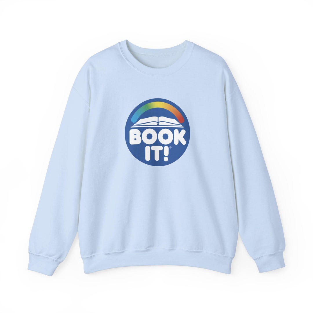 Book It! Pin - 90s Throwback Sweatshirt (unisex) - Etsy