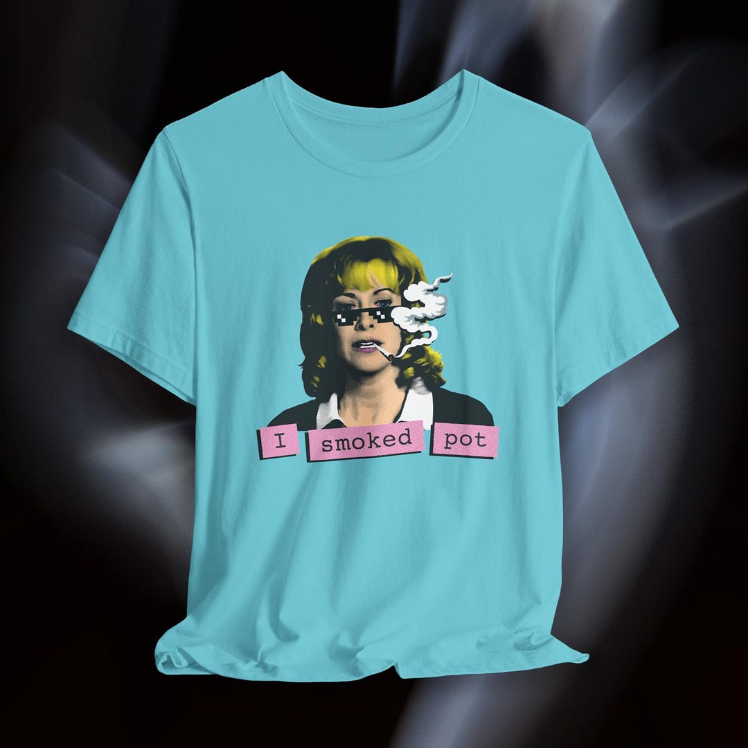 I Smoked Pot Tee (unisex) - 100% Cotton Retro 90s TV Shirt - Etsy