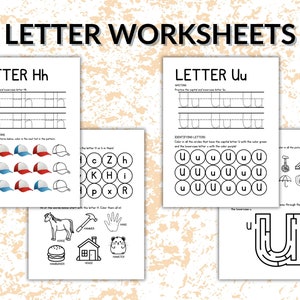 Printable Alphabet Workbook for Prek Kids - Etsy