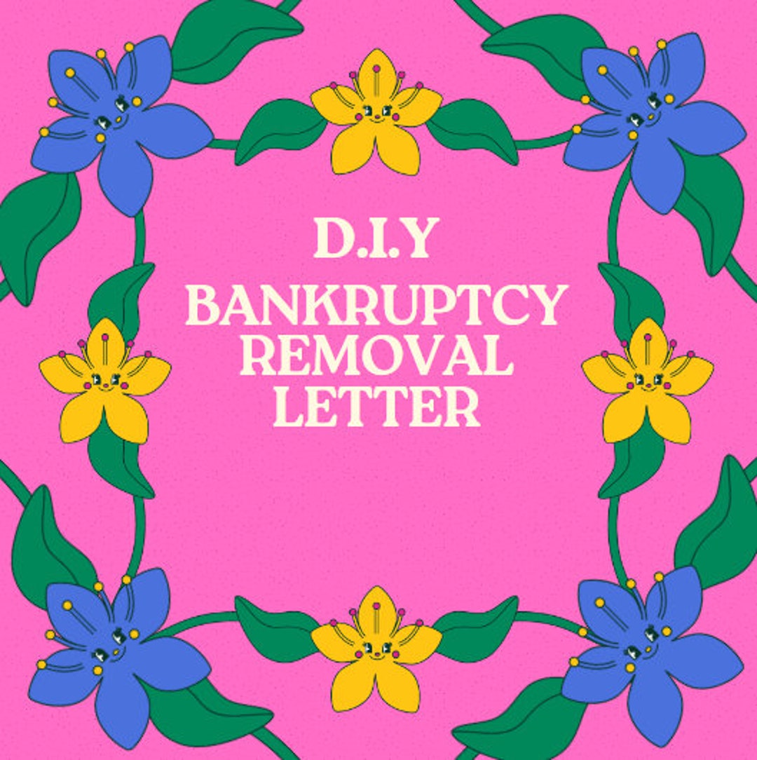 D.I.Y BANKRUPTCY REMOVAL LETTER - Etsy