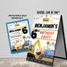 Construction Birthday Party Stand Sign Editable Template, Printable ...