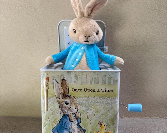 Peter Rabbit Jack in the Box - Etsy