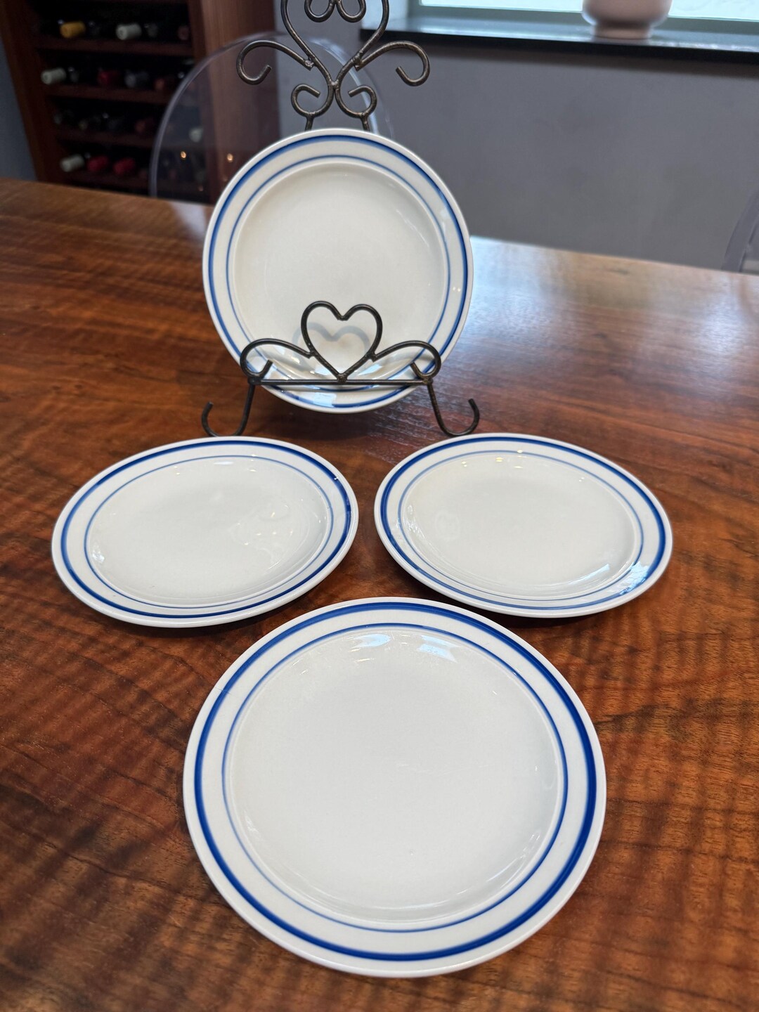 Stoneware Small Plates - Set of 4 - Vintage - Etsy