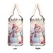 Snowman Design Ladies Handbag With Removable Strap, Christmas Faux ...